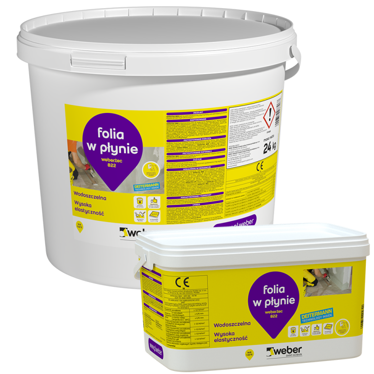 weber.tec 822 - dawniej Superflex 1 Elastyczna, wewnętrzna płynna folia ...