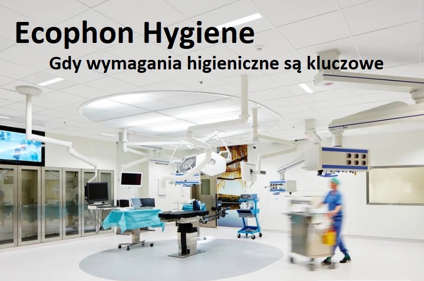 Ecophon Hygiene Clinic Meditec Protec Performance Baffle Wall Care Advance akcesoria konstrukcja ...