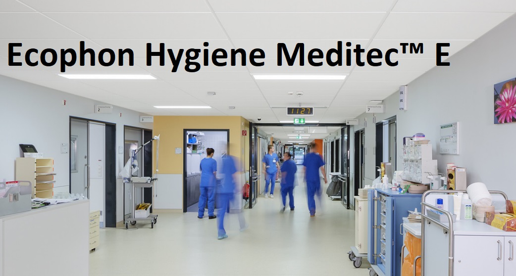 Ecophon Hygiene Clinic Meditec Protec Performance Baffle Wall Care Advance akcesoria konstrukcja ...