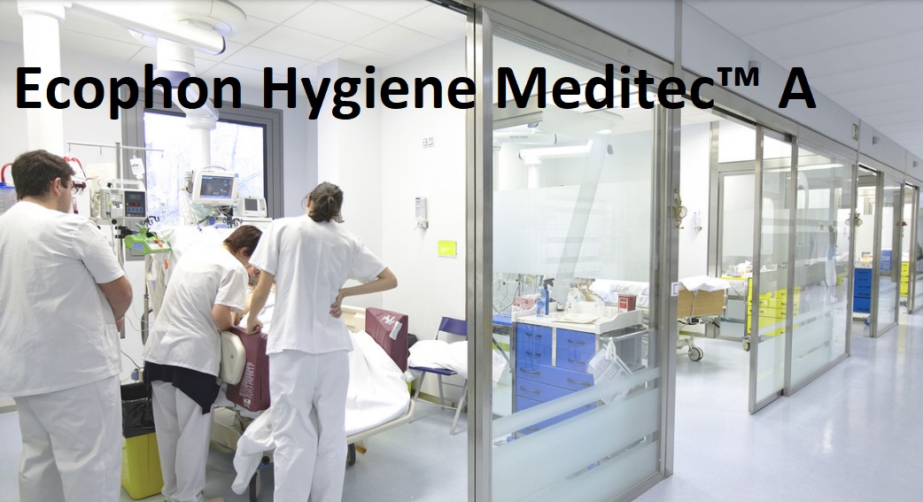 Ecophon Hygiene Clinic Meditec Protec Performance Baffle Wall Care Advance akcesoria konstrukcja ...